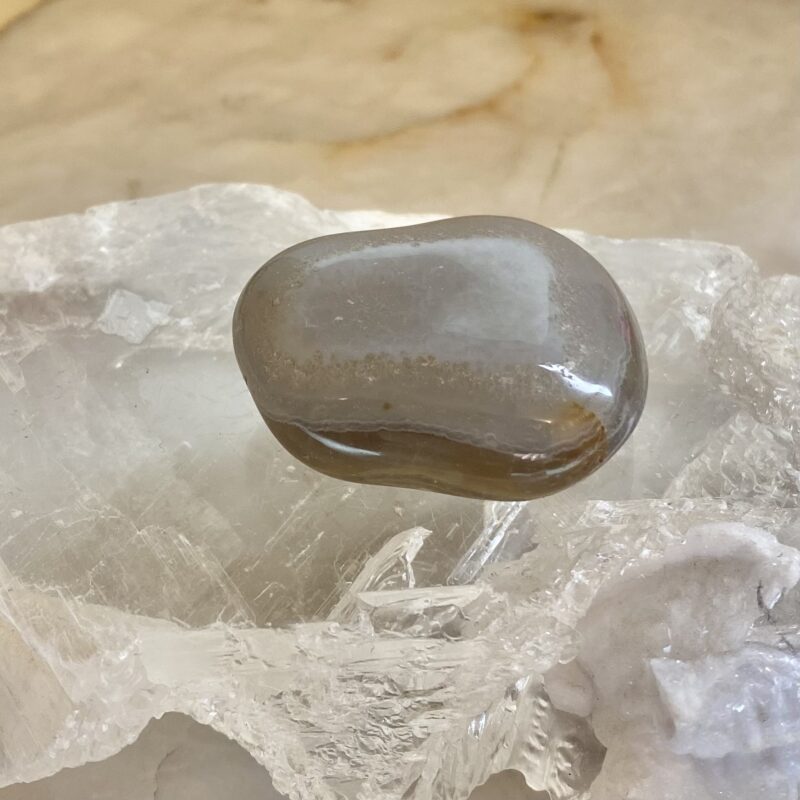 Ágata Natural – Pedra Rolada – Daya Cristais